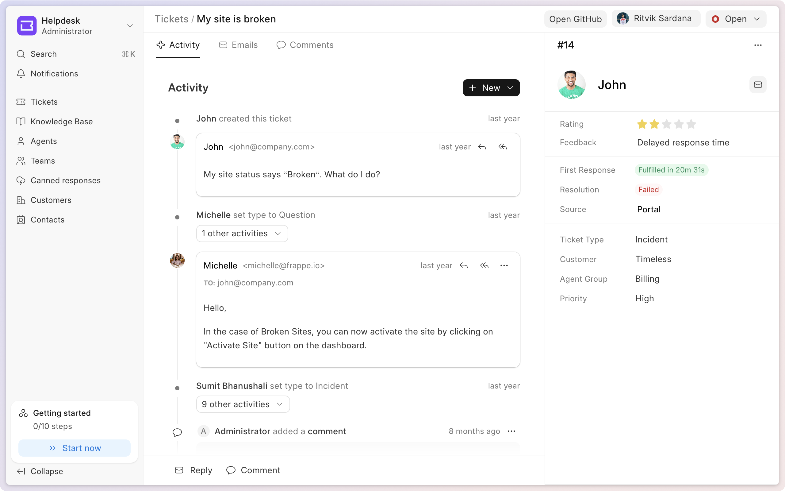 Your First Steps with Frappe Helpdesk